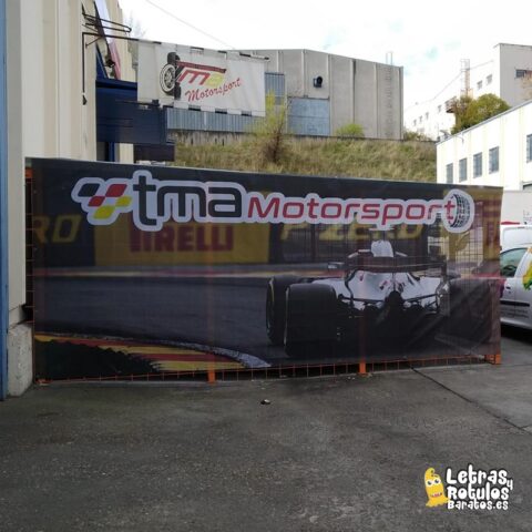 Lona Microperforada (Mesh) Impresa